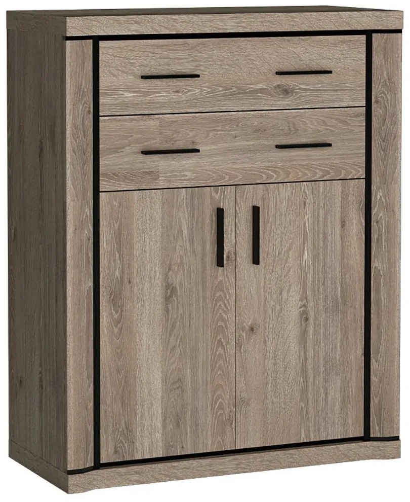 Obývací stěna DALLAS t | 409 cm | sestava B | trufla