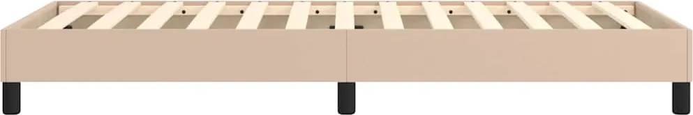 Rám postele s boxspringem cappuccino 100x200 cm umělá kůže 3120687