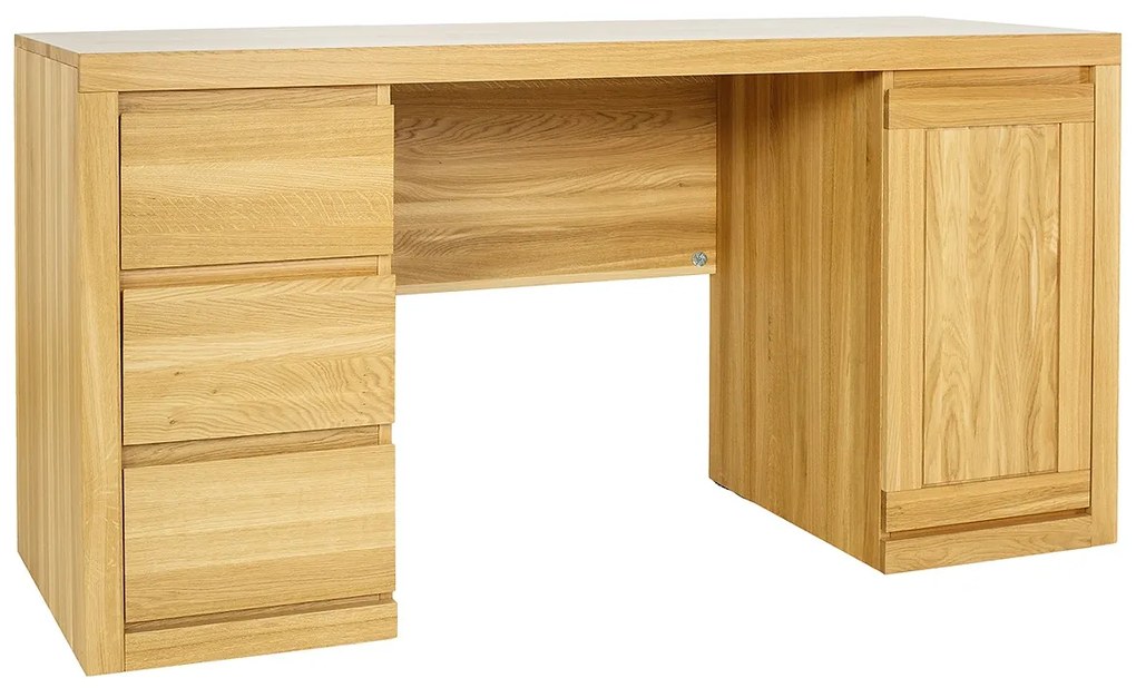 Drewmax BR302 dřevěný psací stůl masiv dub