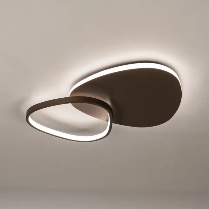 Stropní stmívatelné LED svítidlo Organic Brown 40