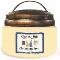 Chestnut Hill Vonná svíčka ve skle Čisté prádlo - Clothesline Fresh, 10oz