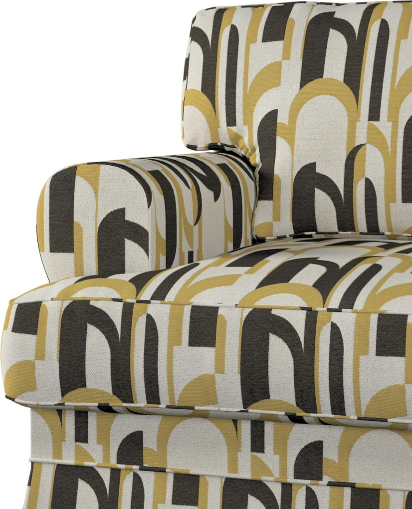 Potah na křeslo IKEA Ekeskog barva vícebarevná látka pletený vzor, vzorované