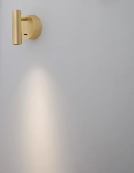 Moderní nástěnné svítidlo Clip Mosaz