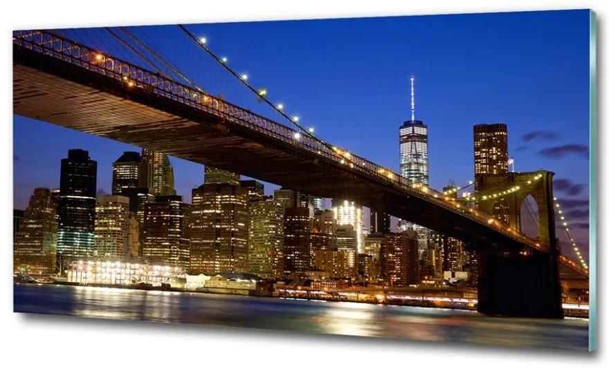 Wallmuralia Foto obraz sklo tvrzené Manhattan New York 100x50