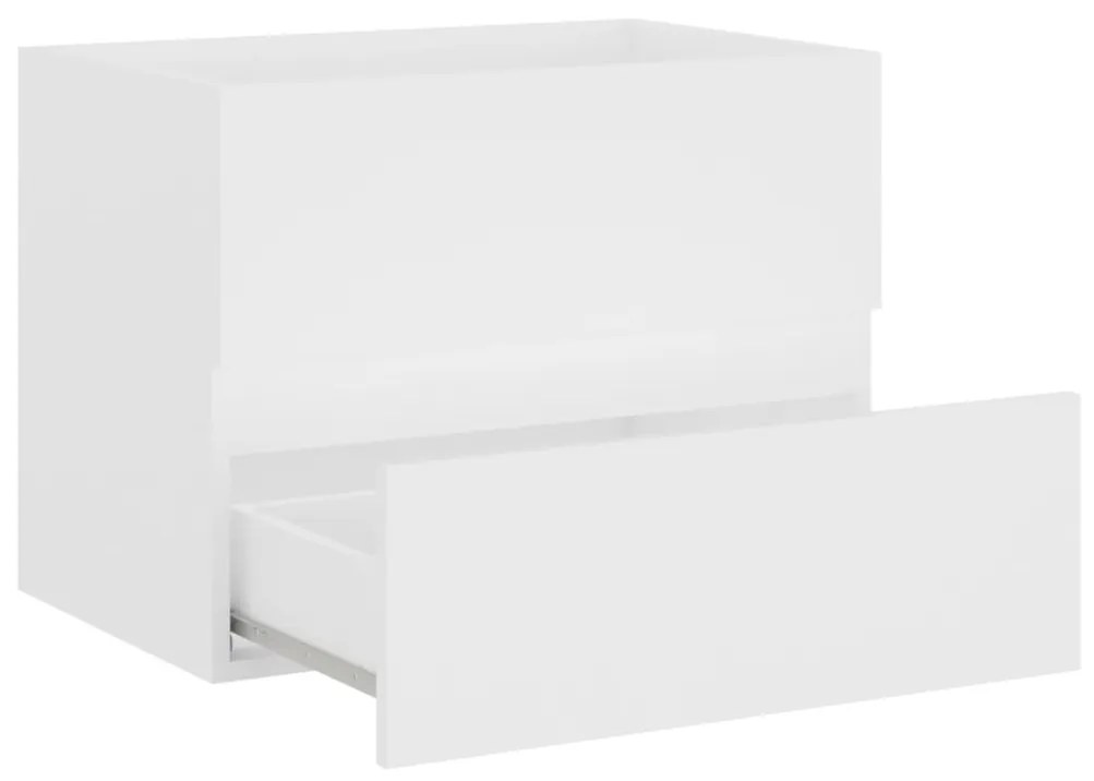 Skříňka pod umyvadlo bílá 60 x 38,5 x 45 cm dřevotříska - Default Title