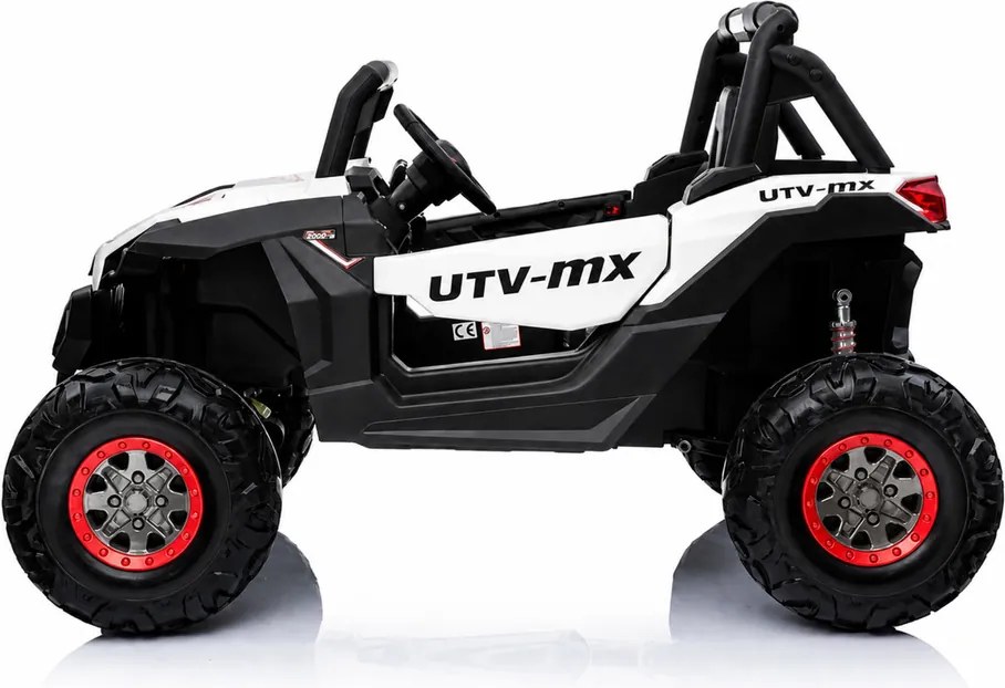 LEAN CARS Akumulátorové auto XMX603 4x4 s panelem MP4, bílé