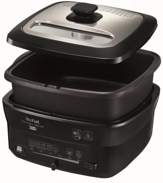 Tefal - Fritéza 2 l VERSALION DE LUXE 7v1 1600W/230V černá