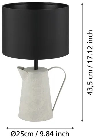 Eglo 43642 - Stolní lampa KENSAL 1xE27/40W/230V