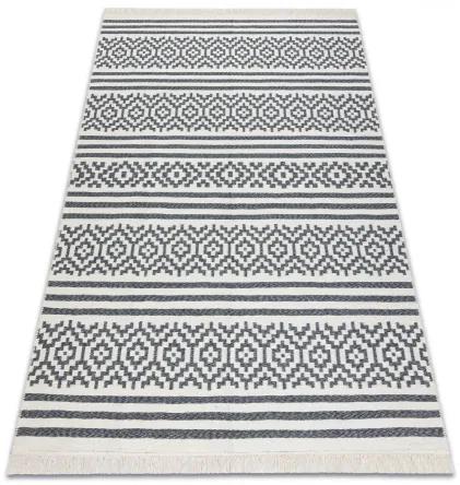 koberec TWIN 22996 geometrická, pruhy bavlna, oboustranný, E velikost 80x300 cm | krásné koberce cz