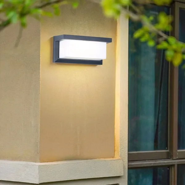BRILAGI -LED RGBW Venkovní nástěnné svítidlo BRICKY 1xE27/12W/230V antracit IP54