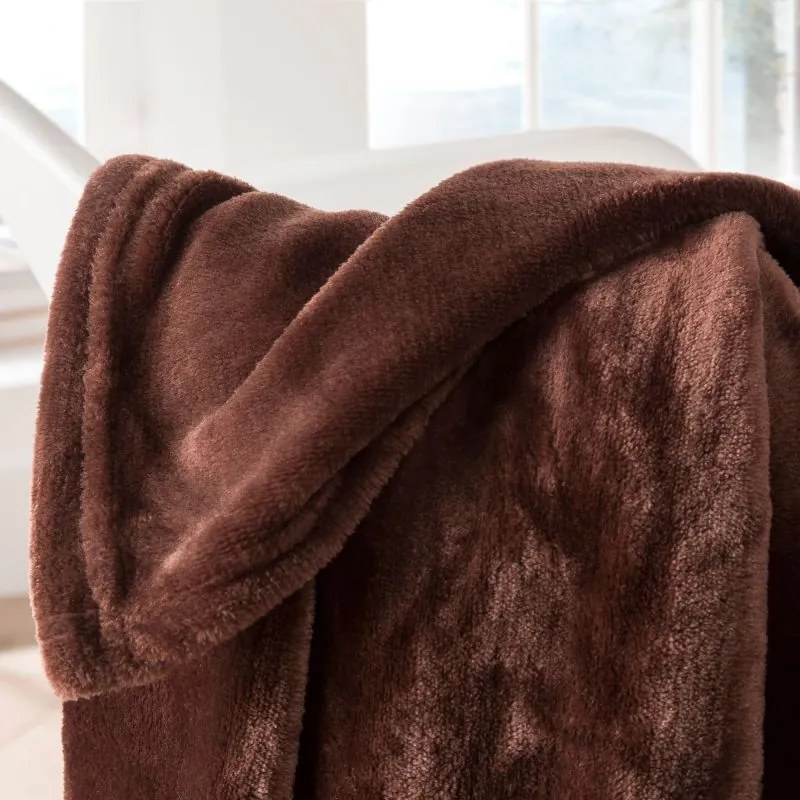 Ibena Jacquard deka Olbia tmavě hnědá