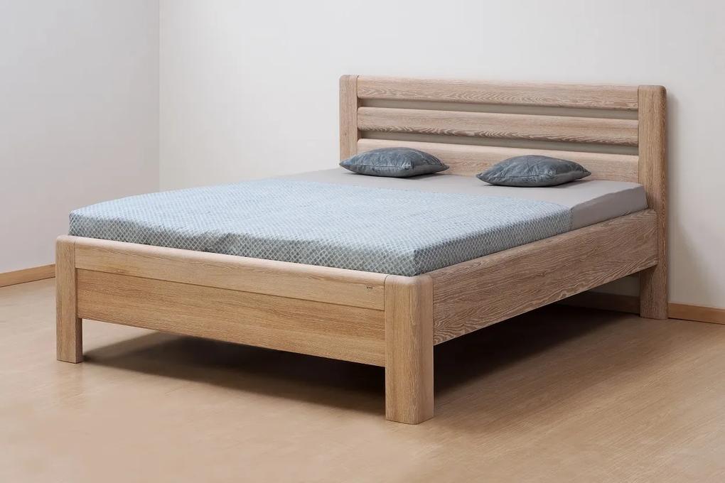 BMB postel Adriana Klasik Povrchová úprava: Dub průběžný - patina, Rozměry ( šířka x délka): 140 x 200 cm