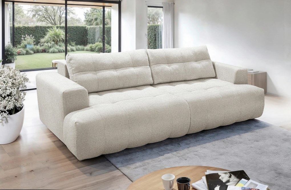 XXXLutz POHOVKA BIG SOFA, plast, textil, kompozitní dřevo, béžová MID.YOU - Pohovky - 000694010201