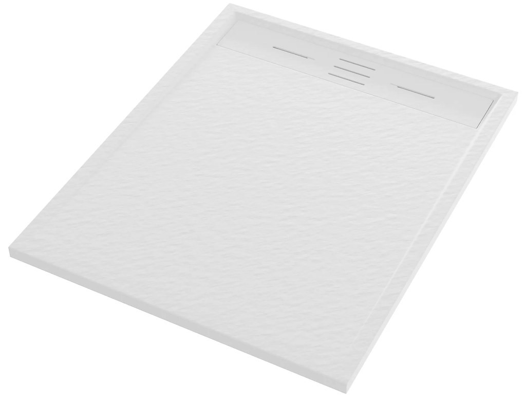 Erga Almac, SMC sprchová vanička 100 x 80 x 3 cm, bílá, ERG-GMA-AL-80100