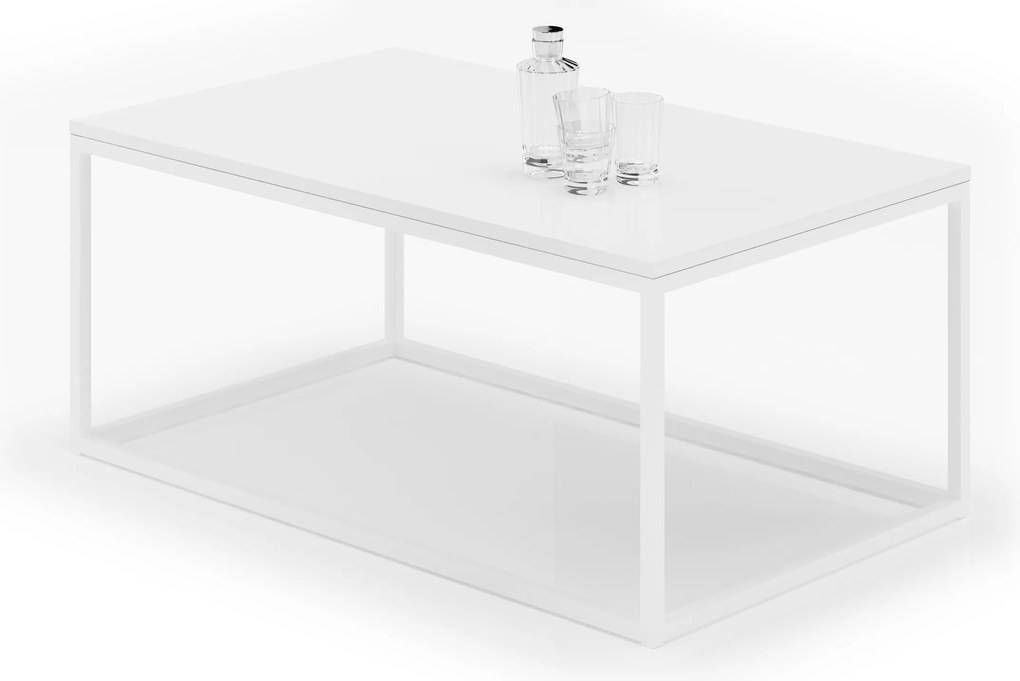 ADRK Furniture Konferenční stolek NARISA 100x60 CT-NAR-W-W
