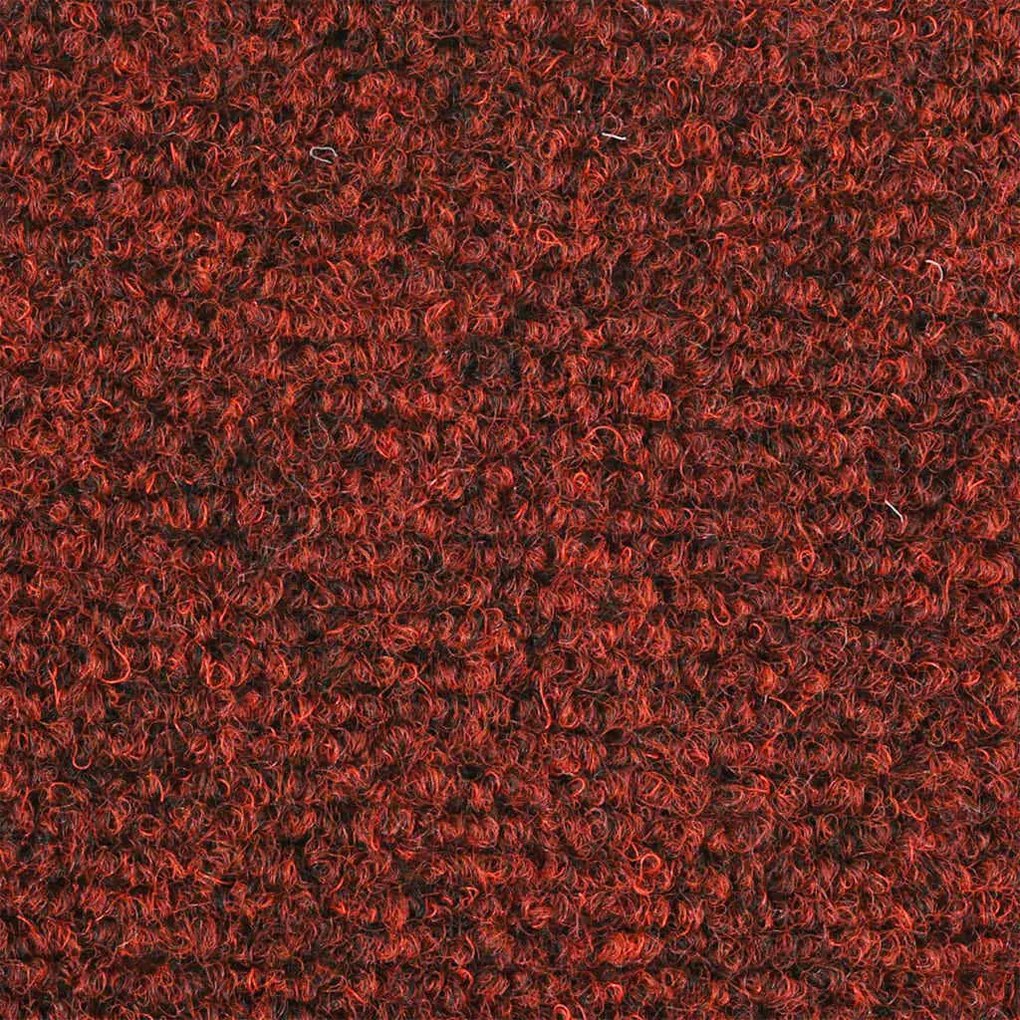 Schodové rohože samolepicí 10 ks 65 x 21 x 4 cm vínově červené půlkulaté velké 149707