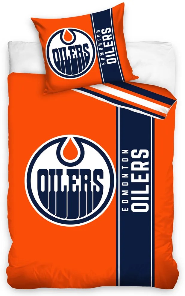 Hokejové povlečení NHL Edmonton Oilers Belt Velikost: 135x200 + 80x80 cm