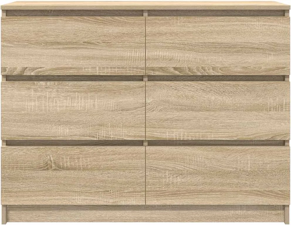 Příborník dub sonoma 100x35x76 cm kompozitní dřevo 3328500