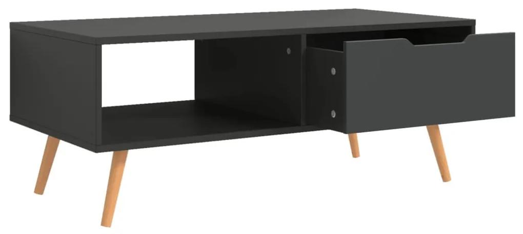 Konferenční stolek šedý 100 x 49,5 x 43 cm dřevotříska - Default Title