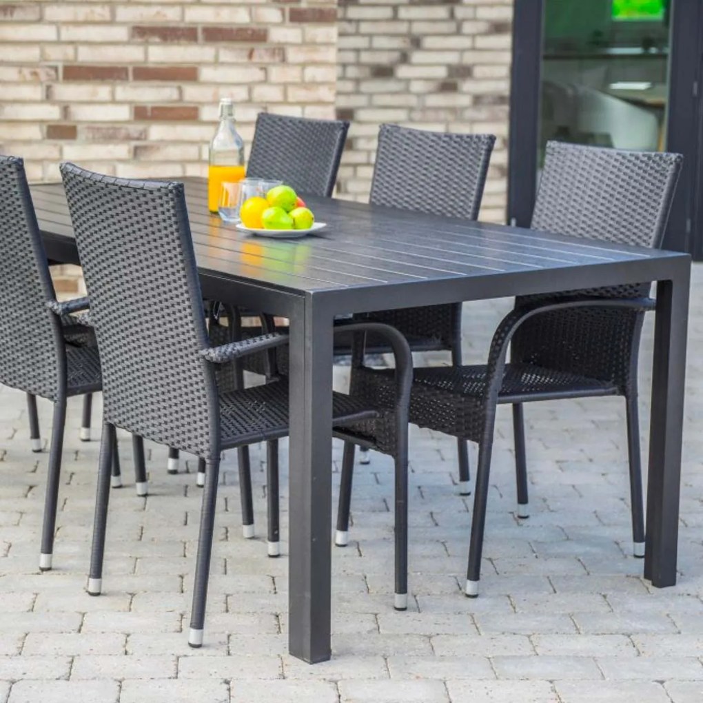 Vikio Zahradní set 190x90 pro 8 osob DT278-190 antracit