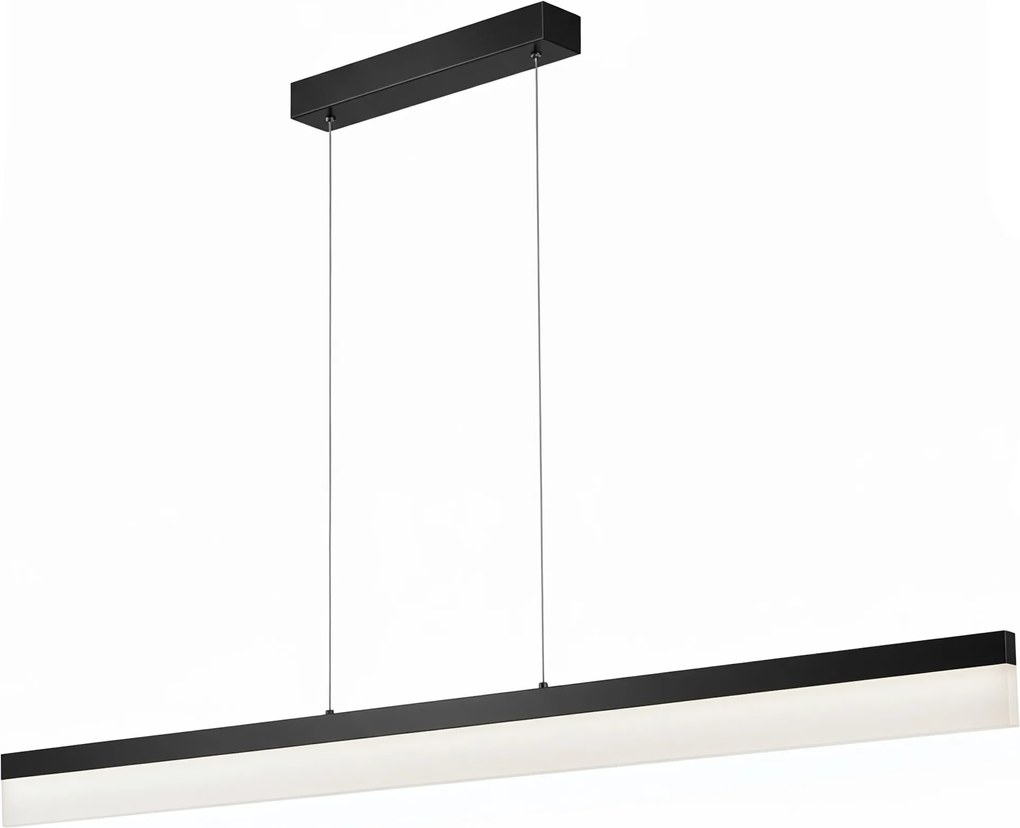 Toolight Toolight, LED stropní svítidlo 120cm, APP1692-CP, černá matná, OSW-07890
