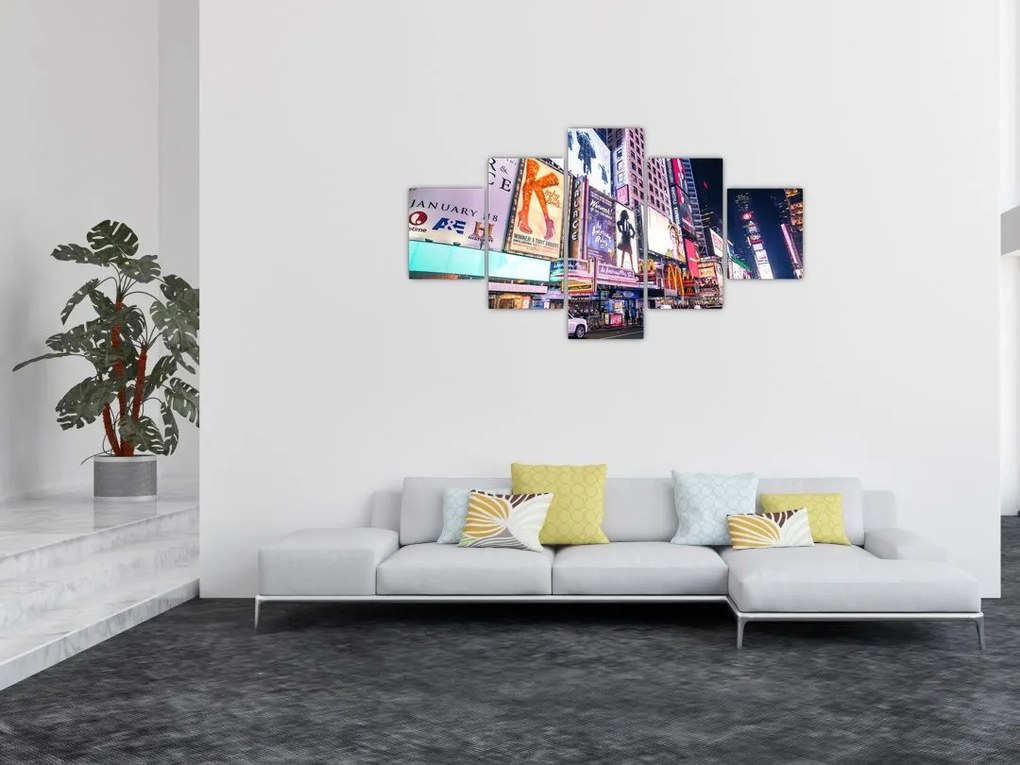 Obraz - New York Theater District (125x70 cm)