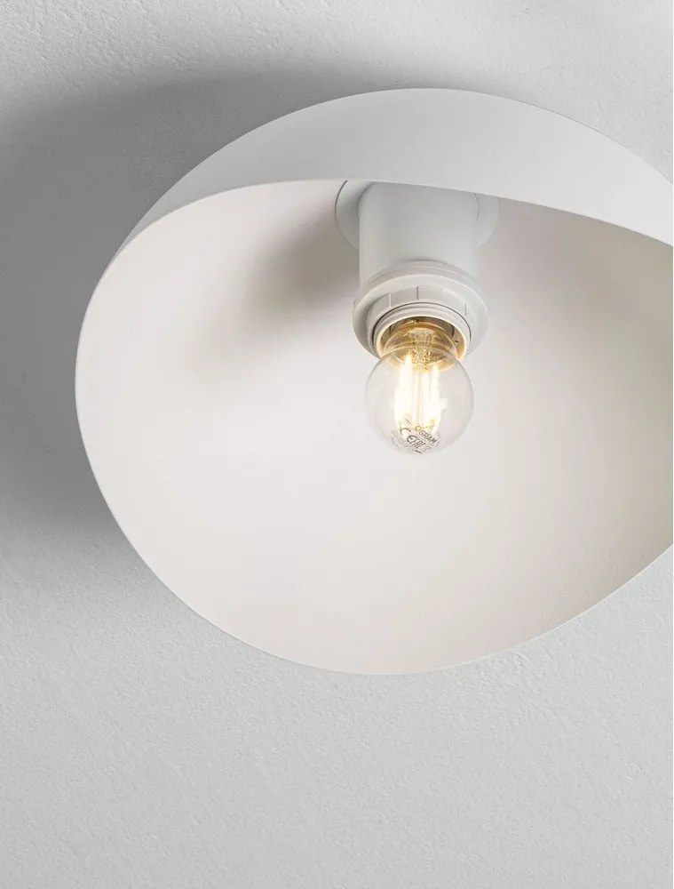 Matně bílé kovové stropní svítidlo Opsi – Nova Luce