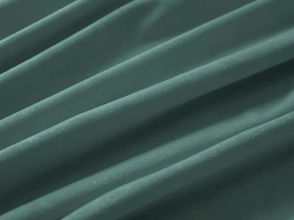 Biante Sametový obdélníkový ubrus Velvet Premium SVP-022 Ledově zelený 120x160 cm