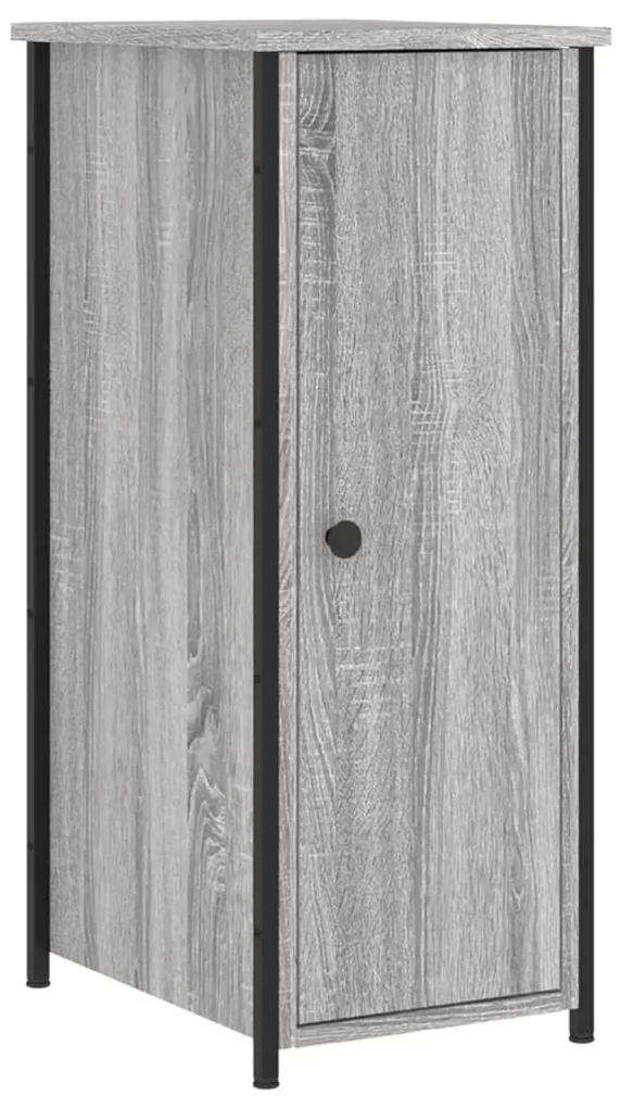 vidaXL Noční stolek šedý sonoma 32 x 42 x 80 cm kompozitní dřevo