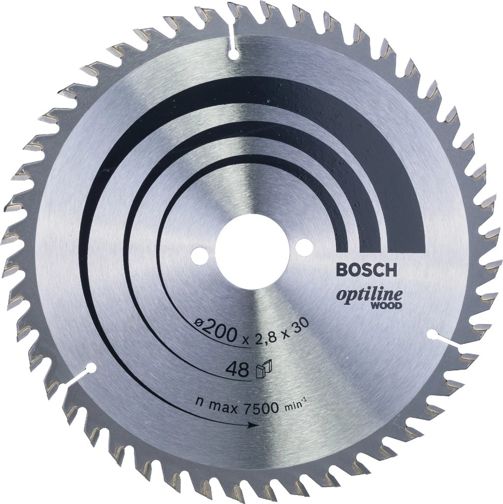 Pilový kotouč Bosch Optiline Wood 200x30 mm Dostupné varianty: Pilový kotouč Bosch Optiline Wood 200x30 mm/24z.