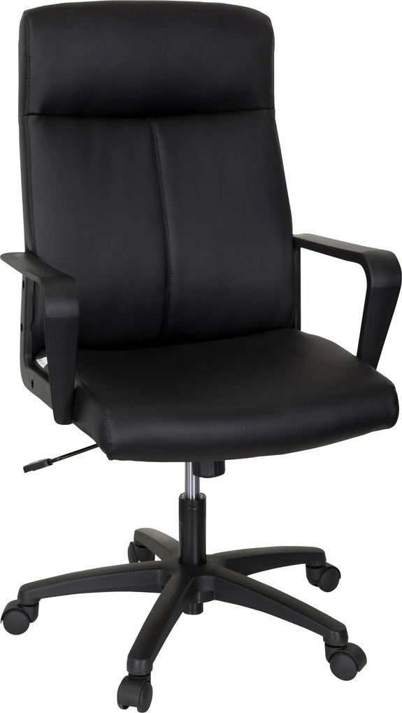 XXXLutz OTOČNÁ ŽIDLE, vzhled kůže, černá MID.YOU - Online Only kancelářské židle - 001918042901