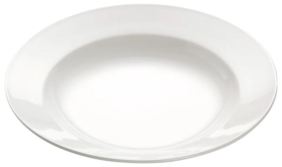 Bílý porcelánový talíř na těstoviny Maxwell &amp; Williams Basic Bistro, ø 28 cm