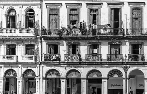 Luxusní vliesové fototapety Havana - černobílé, rozměr 418,5 cm x 270 cm