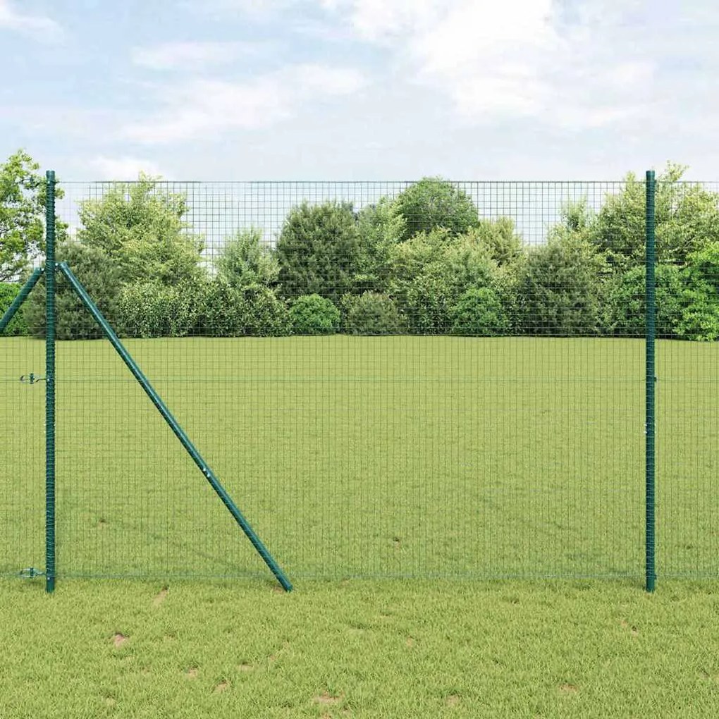 Zemní upevnění svařované drátěné ploty 25 x 1,5 m Zelená 3351740