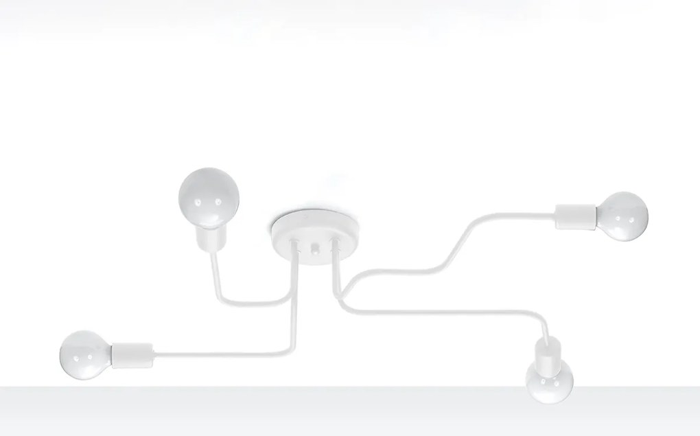 Sollux Lighting Lustr VECTOR 4 bílý