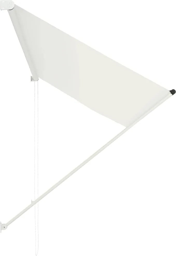 Zatahovací markýza krémová 250 x 150 cm 143766
