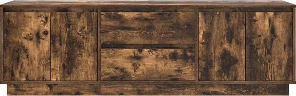 TV skříňka s LED světly Uzený dub 160,5x41x50 cm 3328430