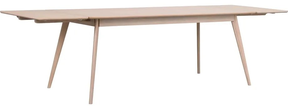 Rozkládací jídelní stůl s deskou v dubovém dekoru 190x90 cm Yumi - Rowico