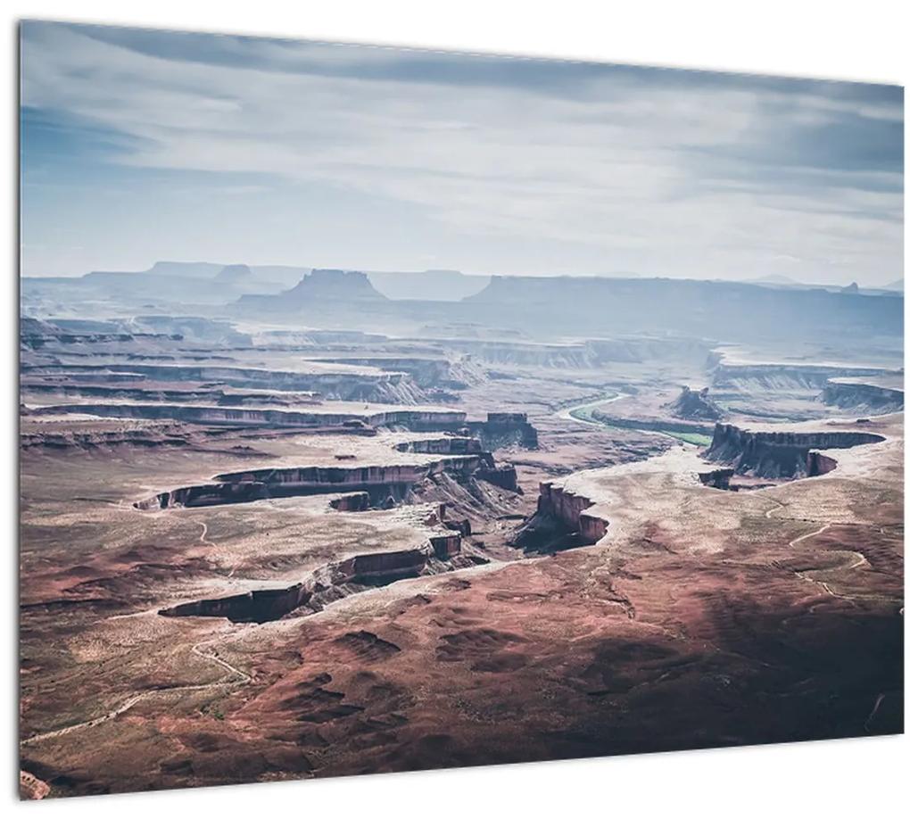 Skleněný obraz kaňonů, USA (70x50 cm)
