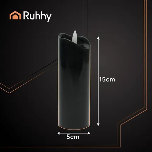 LED svíčky 12 kusů 15cm Ruhhy 26382