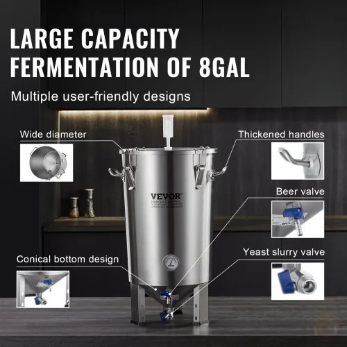 Nerezová konvice 1153,8 l pivní pivovarský fermentor