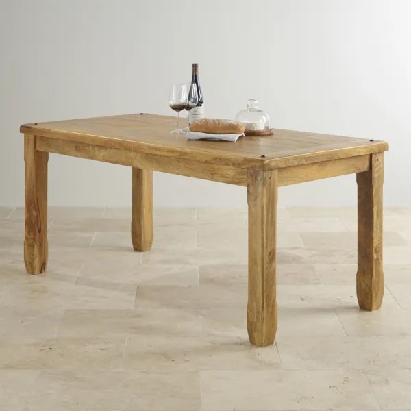 Indický nábytek - Jídelní stůl Devi 120x90 z mangového dřeva Mango natural