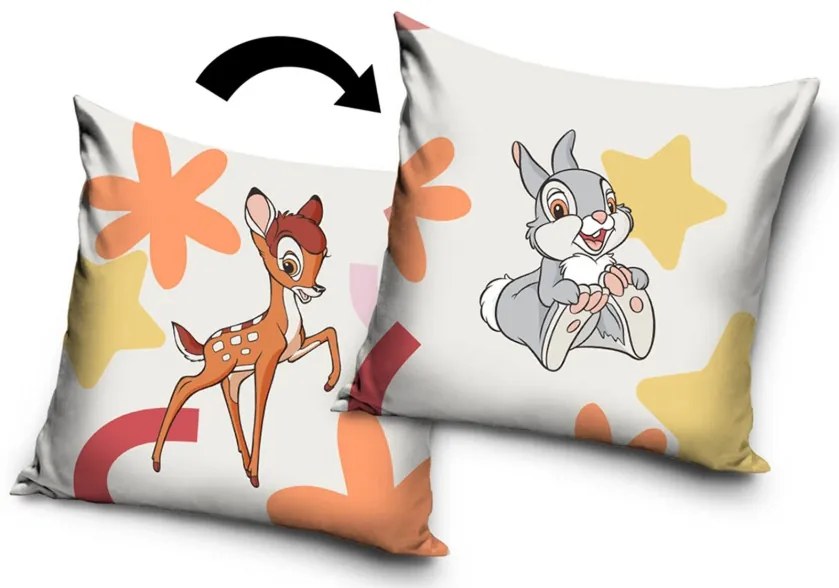 Carbotex Polštářek Bambi a zajíček Dupík 40x40 cm