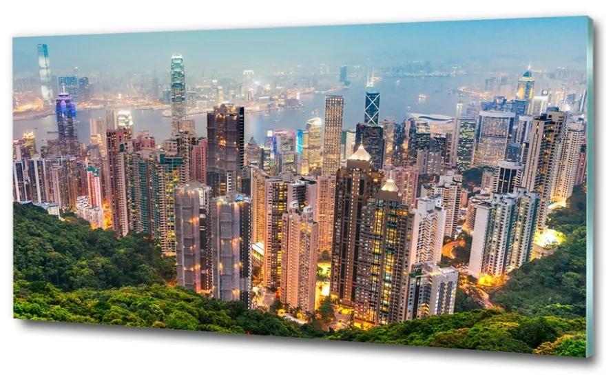 Wallmuralia Foto obraz skleněný horizontální Hongkong 100x50