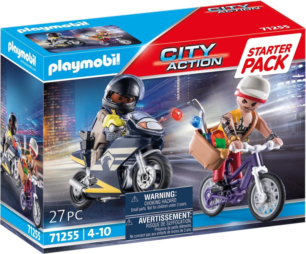 Stavebnice playmobil 71255 starter pack speciální jednotka nasazení se zlodějem