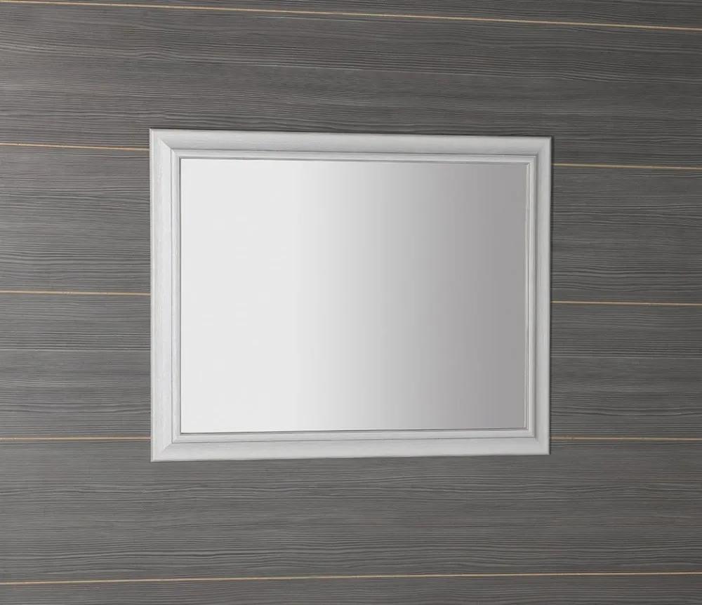 Sapho AMBIENTE zrcadlo v dřevěném rámu 720x920mm, starobílá NL705