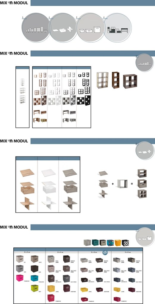 Dekorativní police, knihovna, dekorace, 3 úrovně, barva přírodního dřeva, výška 100 cm,