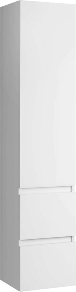 Aqualine Paneda - Skříňka vysoká 35x165x31 cm, L/P, bílá PN165