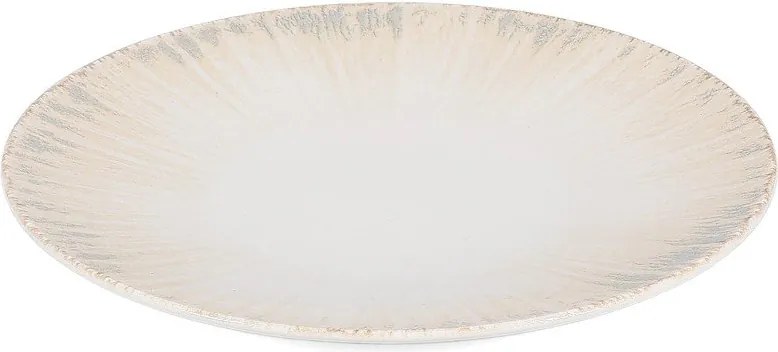Světle šedý porcelánový talíř ø 25 cm Nuance – BonBistro