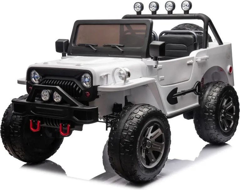 LEAN CARS Elektrické autíčko JH-102 4x4, bílé